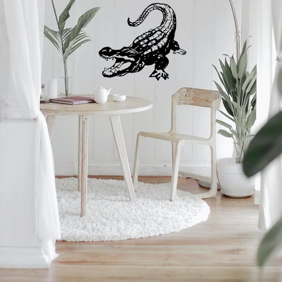 Florida Metal Works | Wall Decor | Metal Wall Hanging Alligator Decor 2 ...